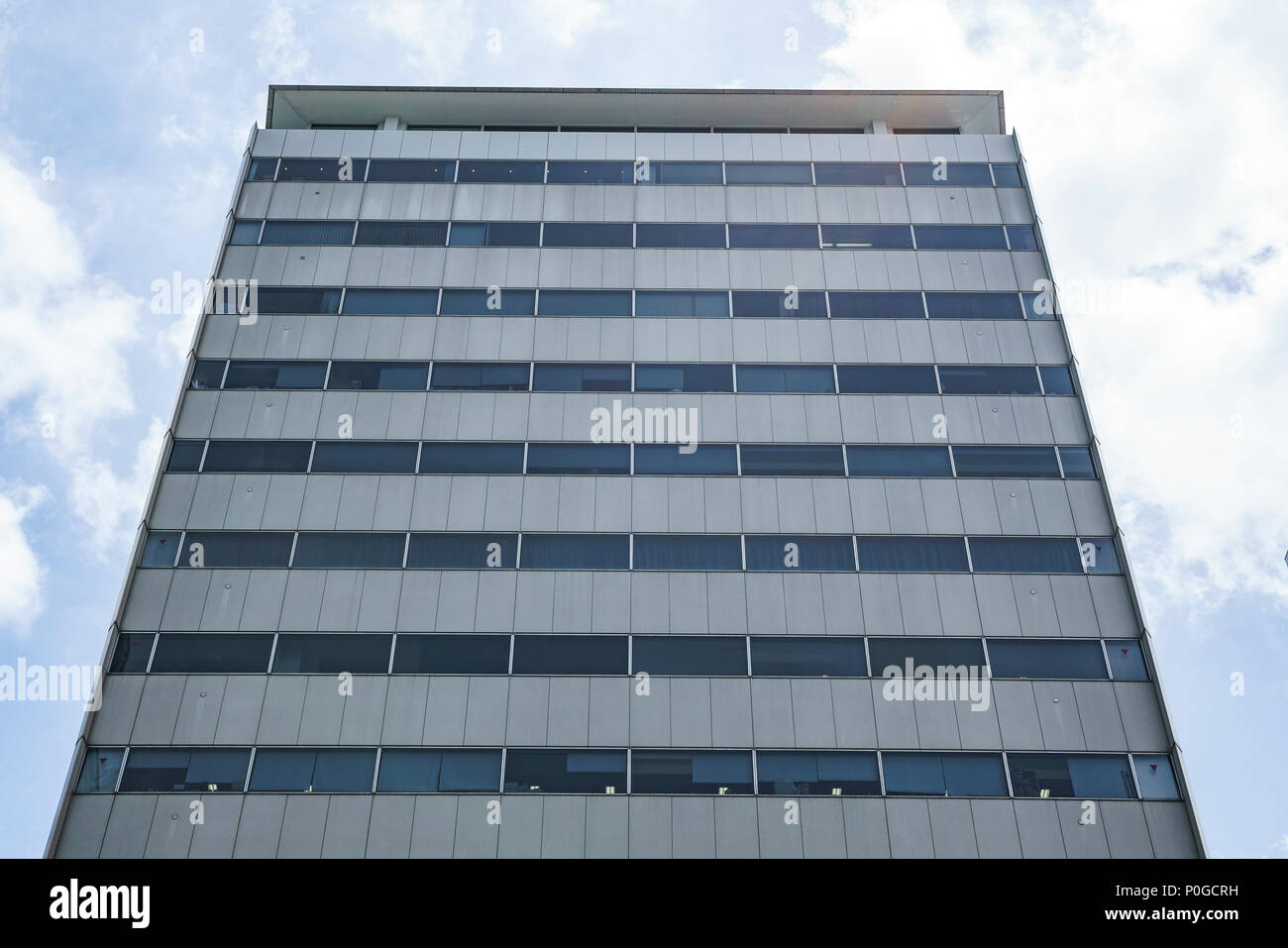 Exterior of Aoyama Tower Building designed by Japanese architect Junzo ...