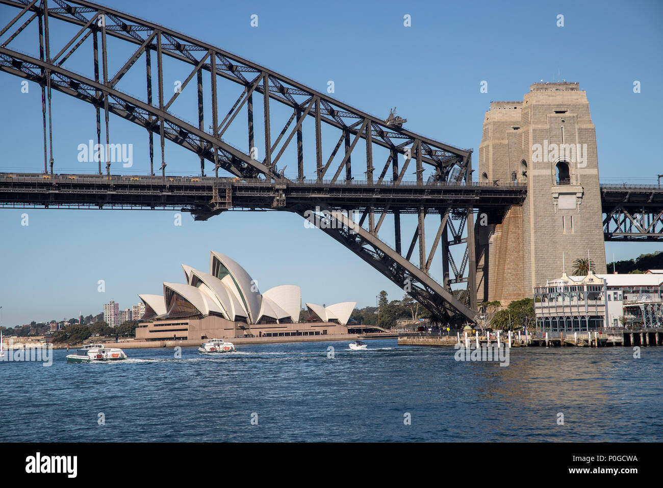 Sydney Harbour Bridge & Opera House Stock Photo - Alamy