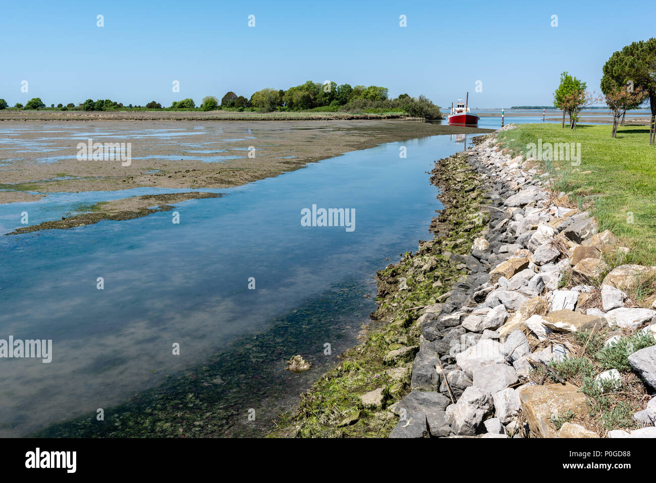 Wonders of the Grado lagoon. Italy Stock Photo - Alamy