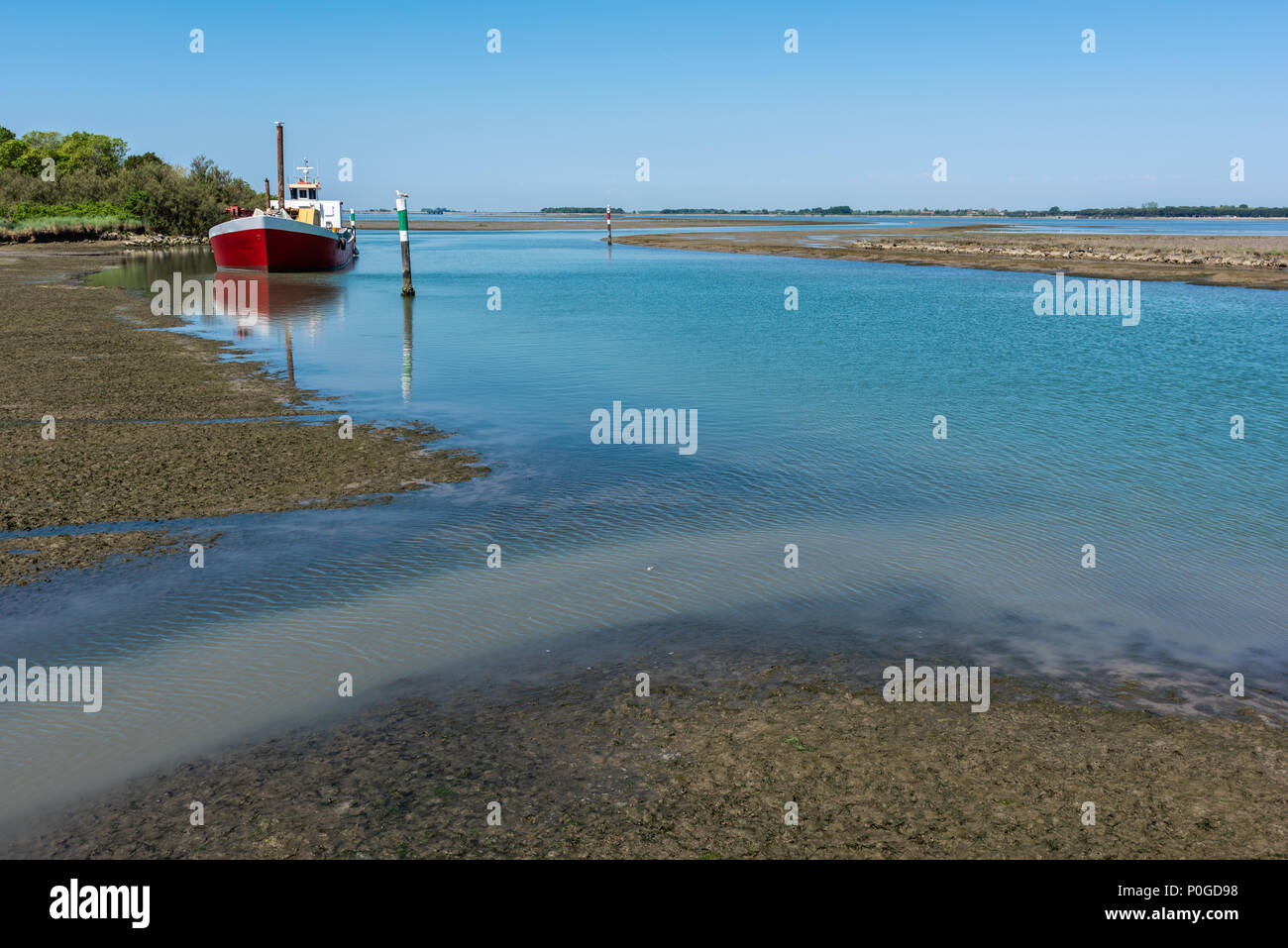 Wonders of the Grado lagoon. Italy Stock Photo - Alamy