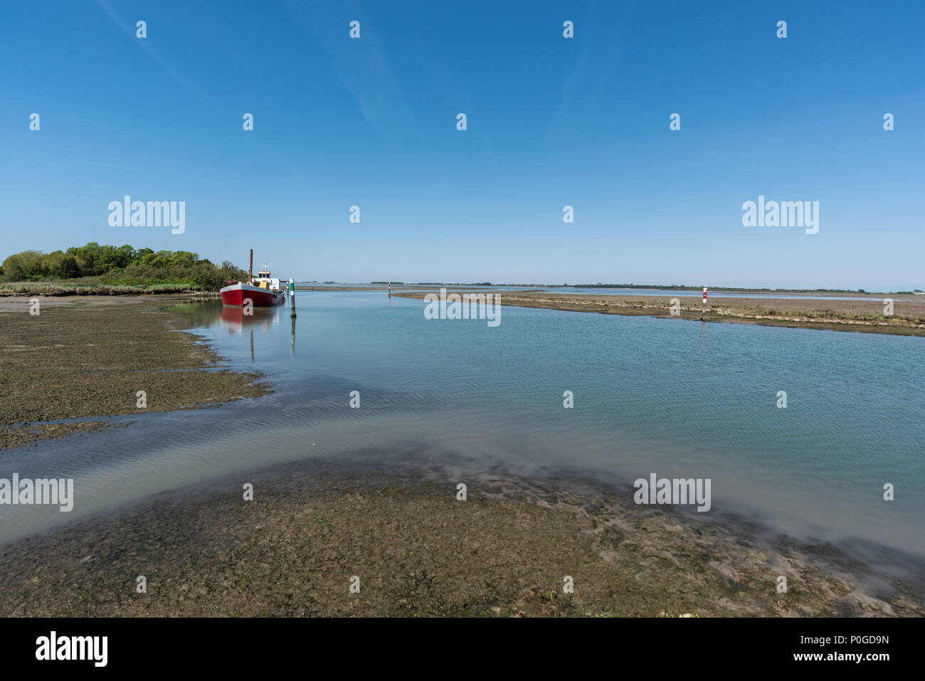 Wonders of the Grado lagoon. Italy Stock Photo - Alamy