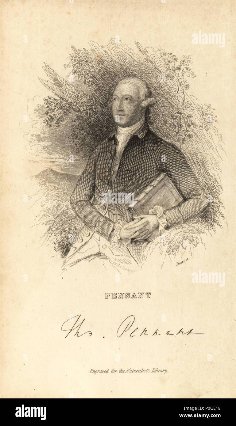 Thomas Pennant, Welsh naturalist, writer and antiquarian, 1726-1798 ...
