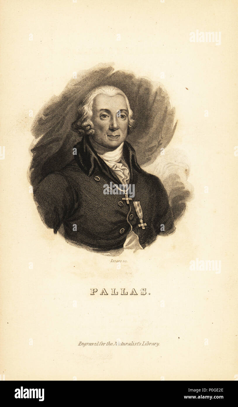 Peter Simon Pallas, German explorer, zoologist and botanist, 1741-1811 ...