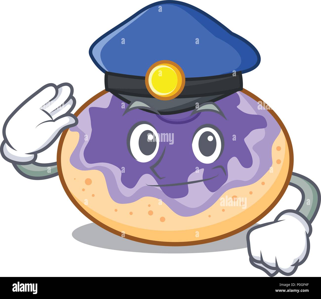 Police donut Stock Vector Images - Alamy