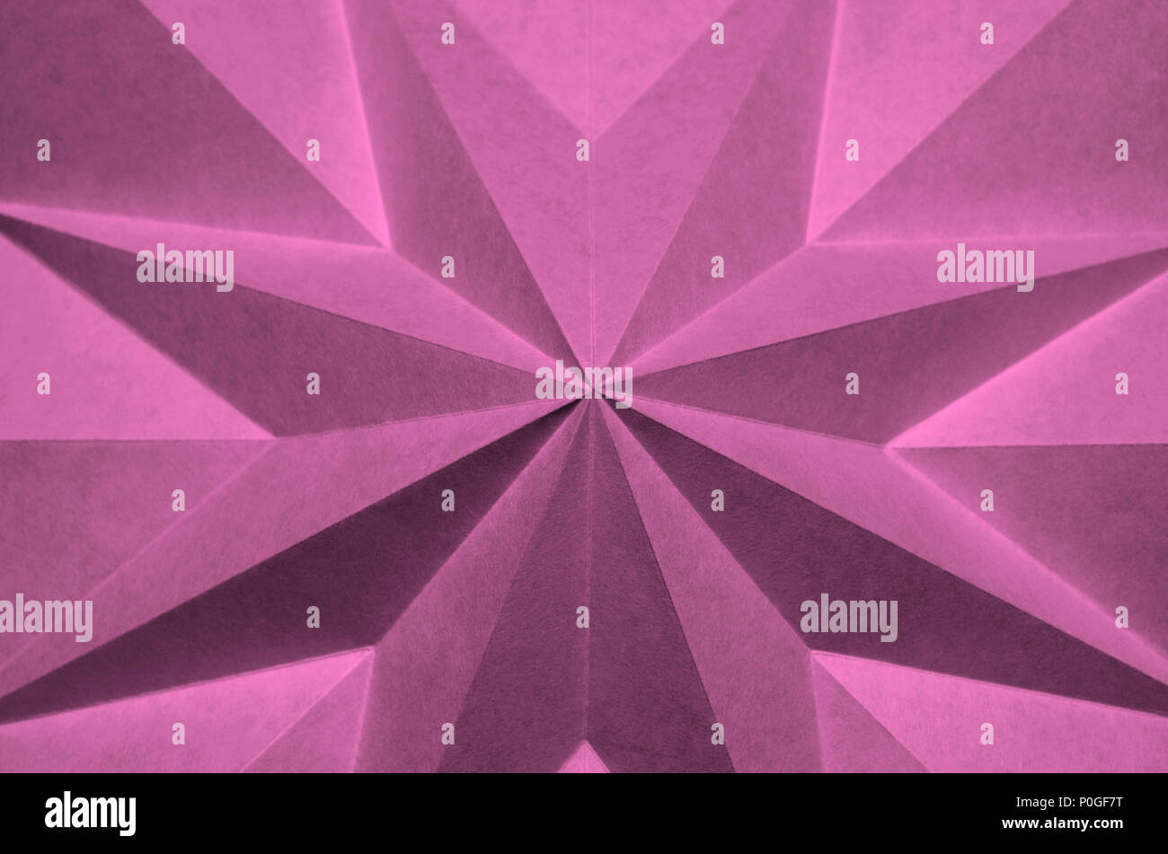 pink, Spring Crocus Pantone 17-3020, Origami monochrome abstract paper ...