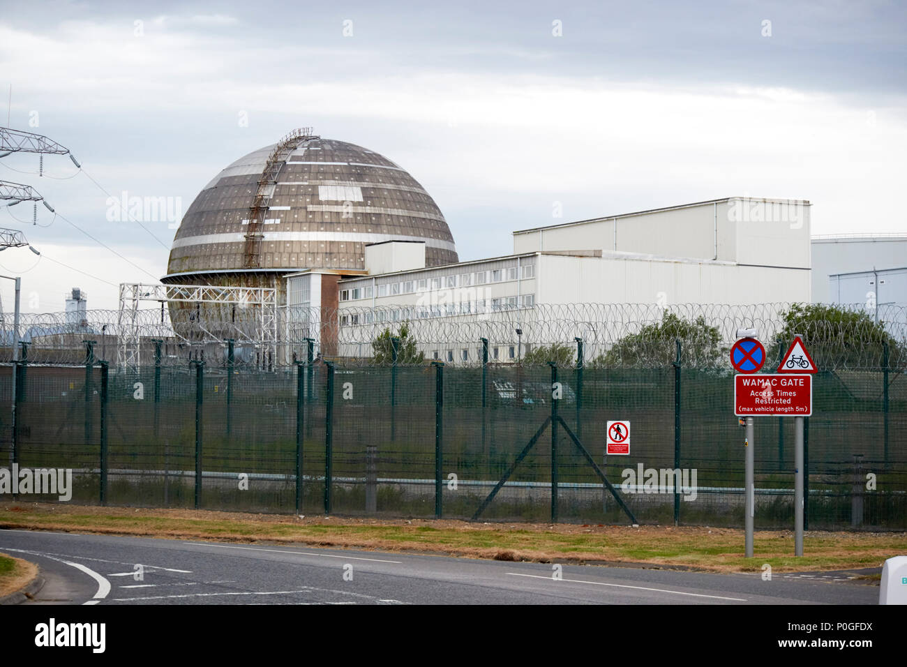 windscale gas cooled reactor at Sellafield nuclear fuel reprocessing ...