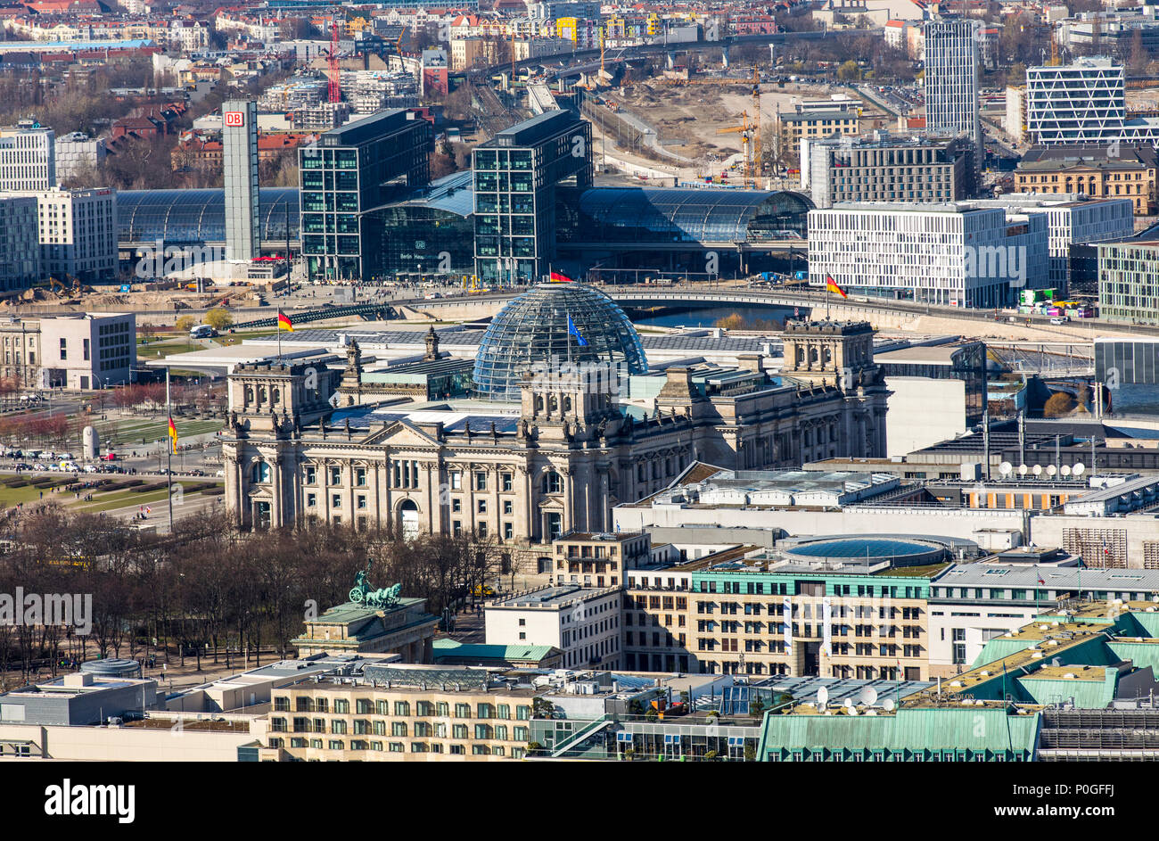 Berlin tiergarten aerial hi-res stock photography and images - Alamy