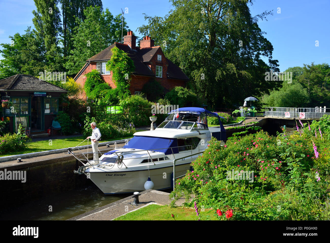 Sonning lock thames hi-res stock photography and images - Alamy