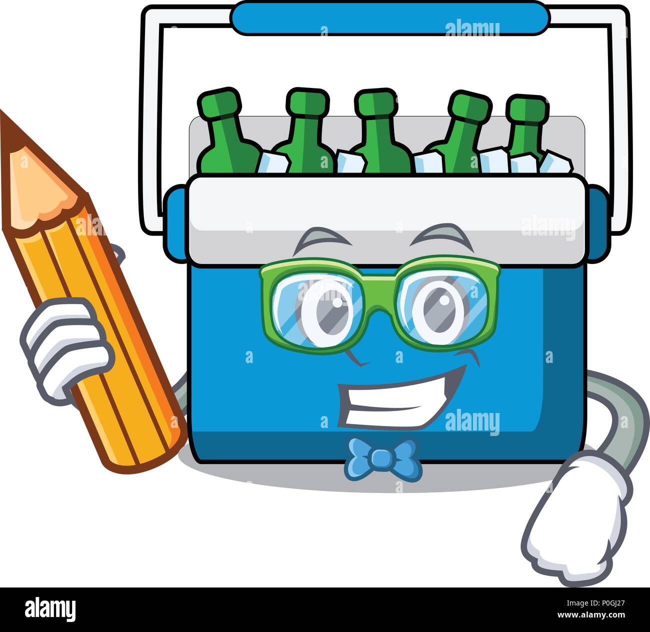 Student freezer bag character cartoon Stock Vector Image & Art - Alamy