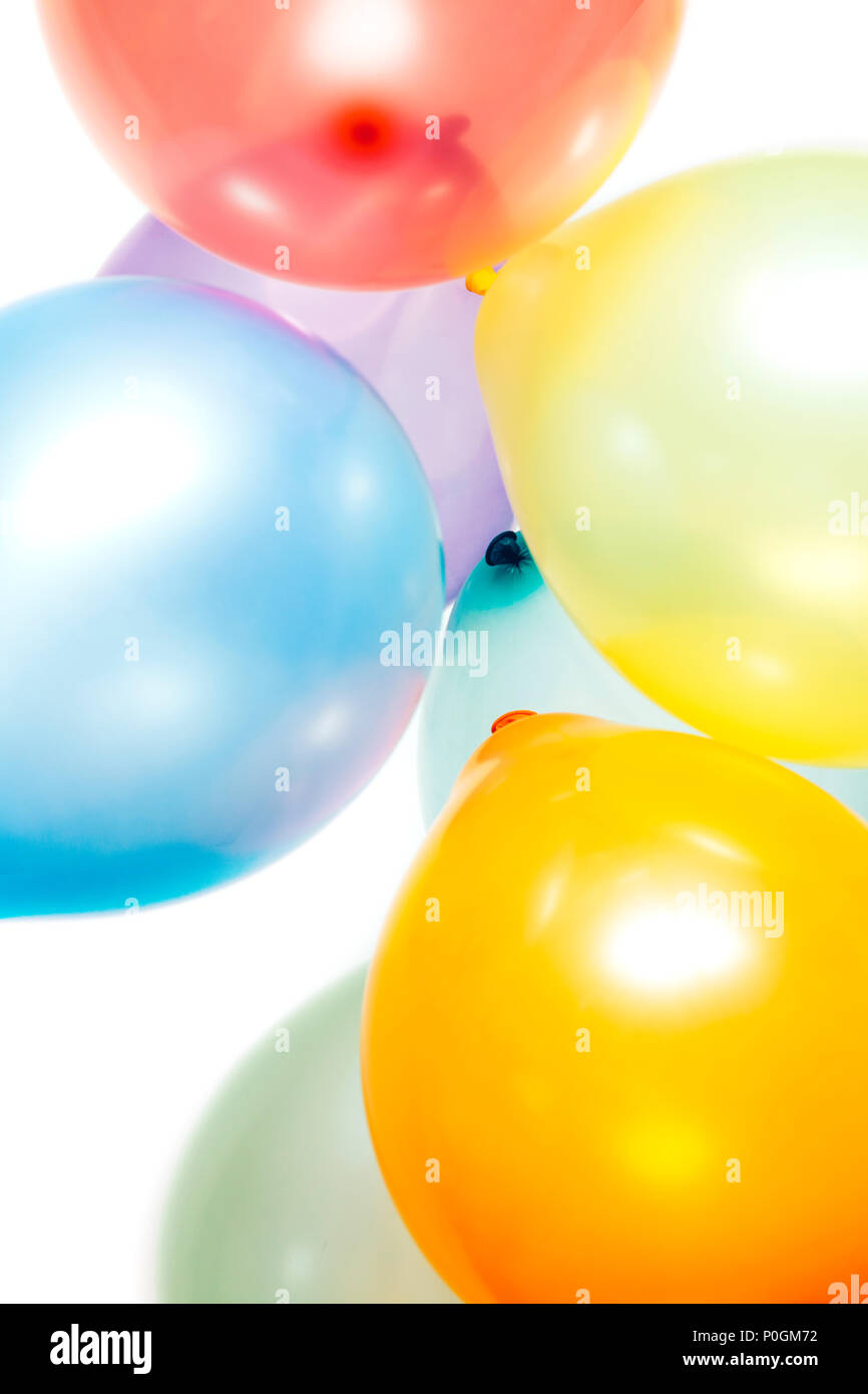Colorful balloons fly in the sky hi-res stock photography and images ...
