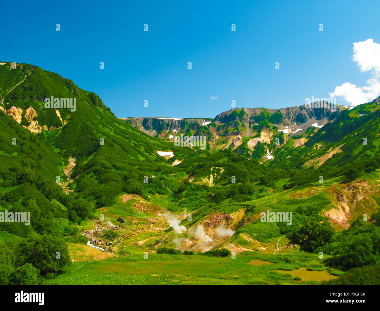 Valley of geysers kamchatka peninsula hi-res stock photography and ...