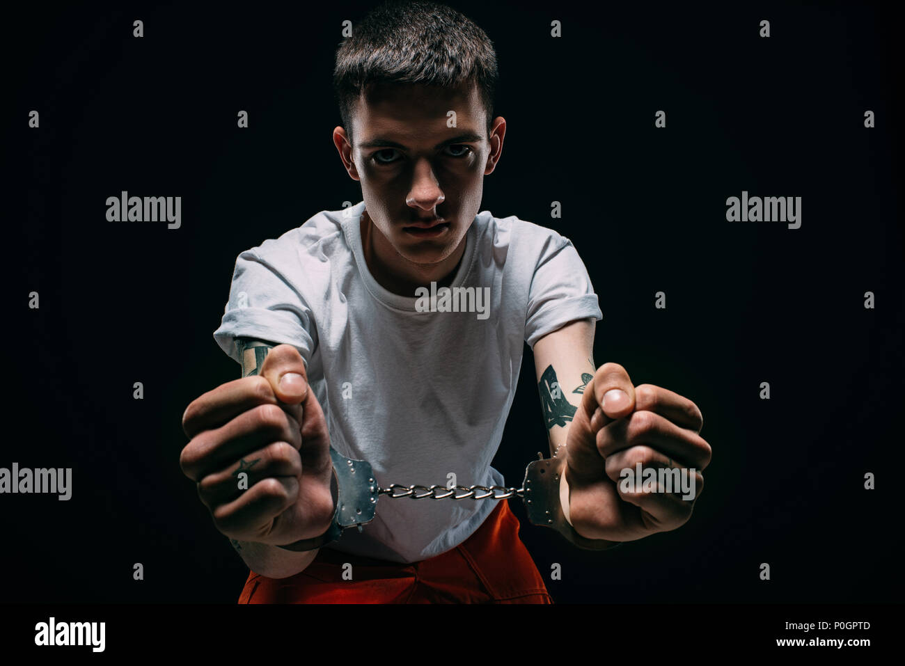 Man in prison uniform hi-res stock photography and images - Alamy