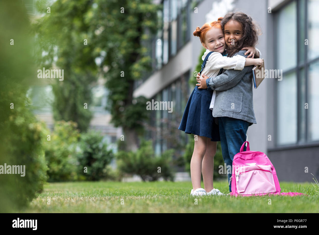 African school kids hugging each hi-res stock photography and images ...