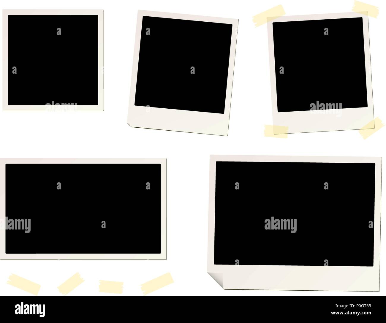 Instant photograph Stock Vector Images - Alamy