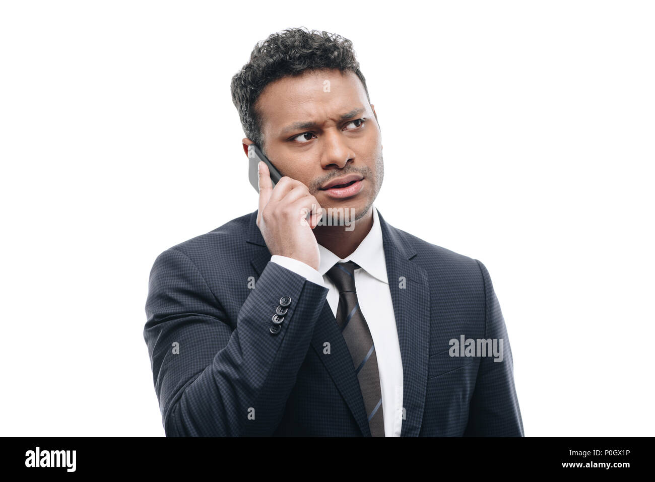 Angry african businessman on hi-res stock photography and images - Alamy