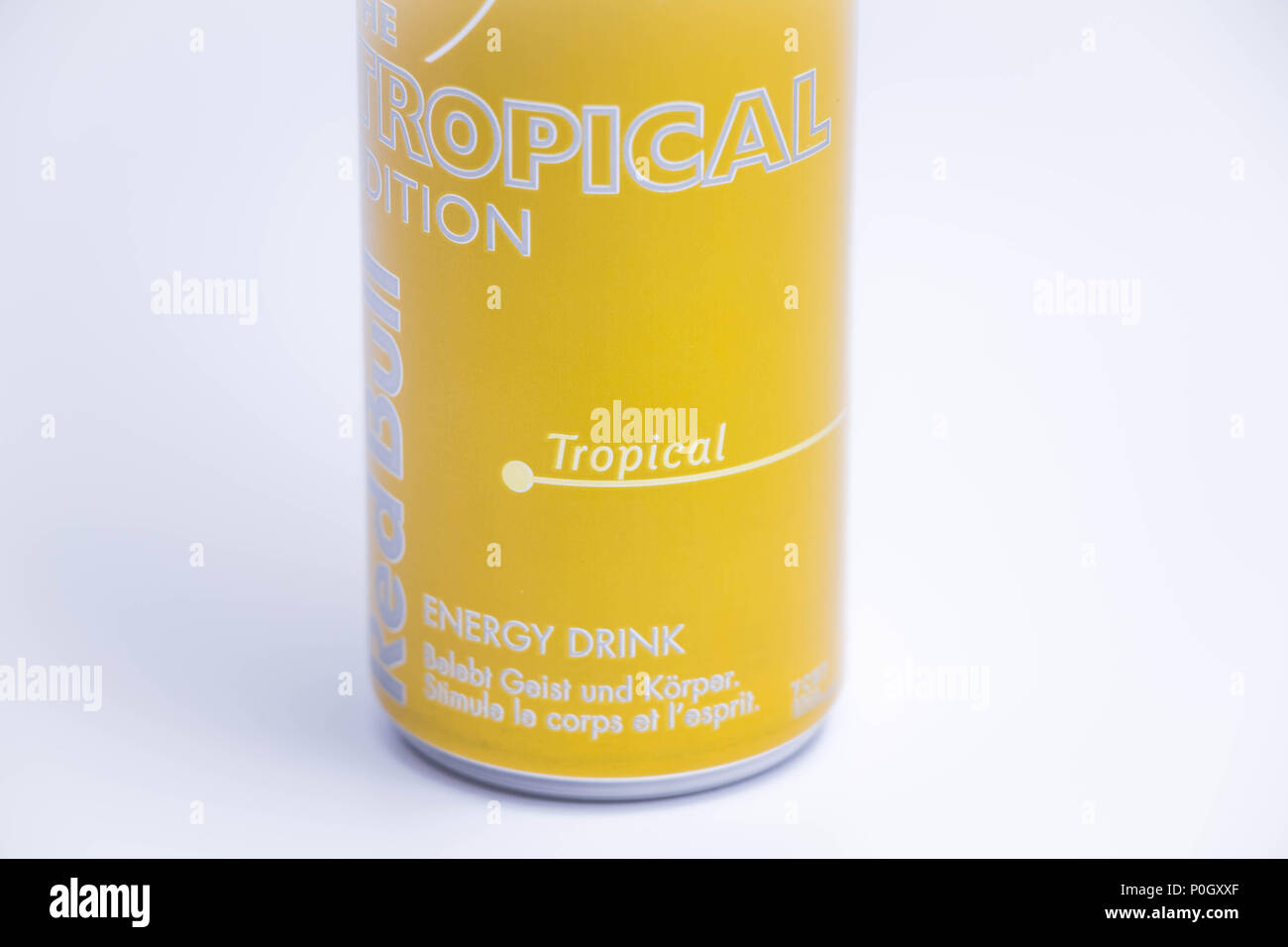 Red bull energy drink bottle hi-res stock photography and images - Alamy