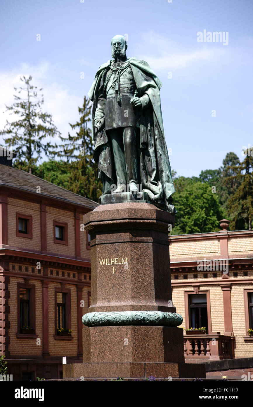 Bad Homburg, Germany - May 19, 2018: The imperial monument of Emperor ...