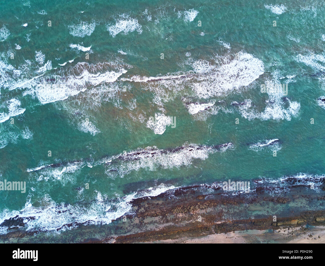 Ocean top view hi-res stock photography and images - Alamy