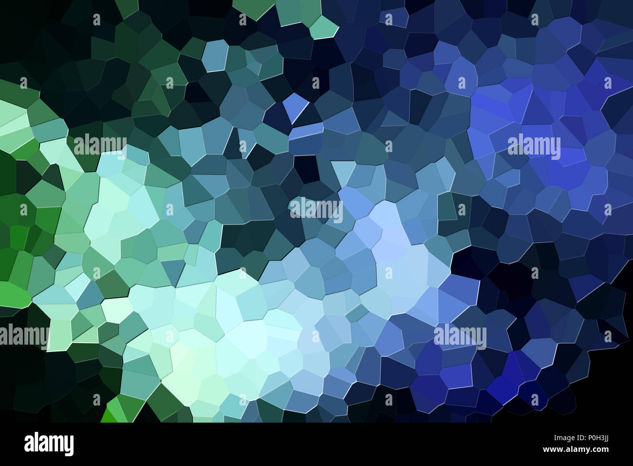 Colorful abstract geometrical composition, geometric pattern from blue ...