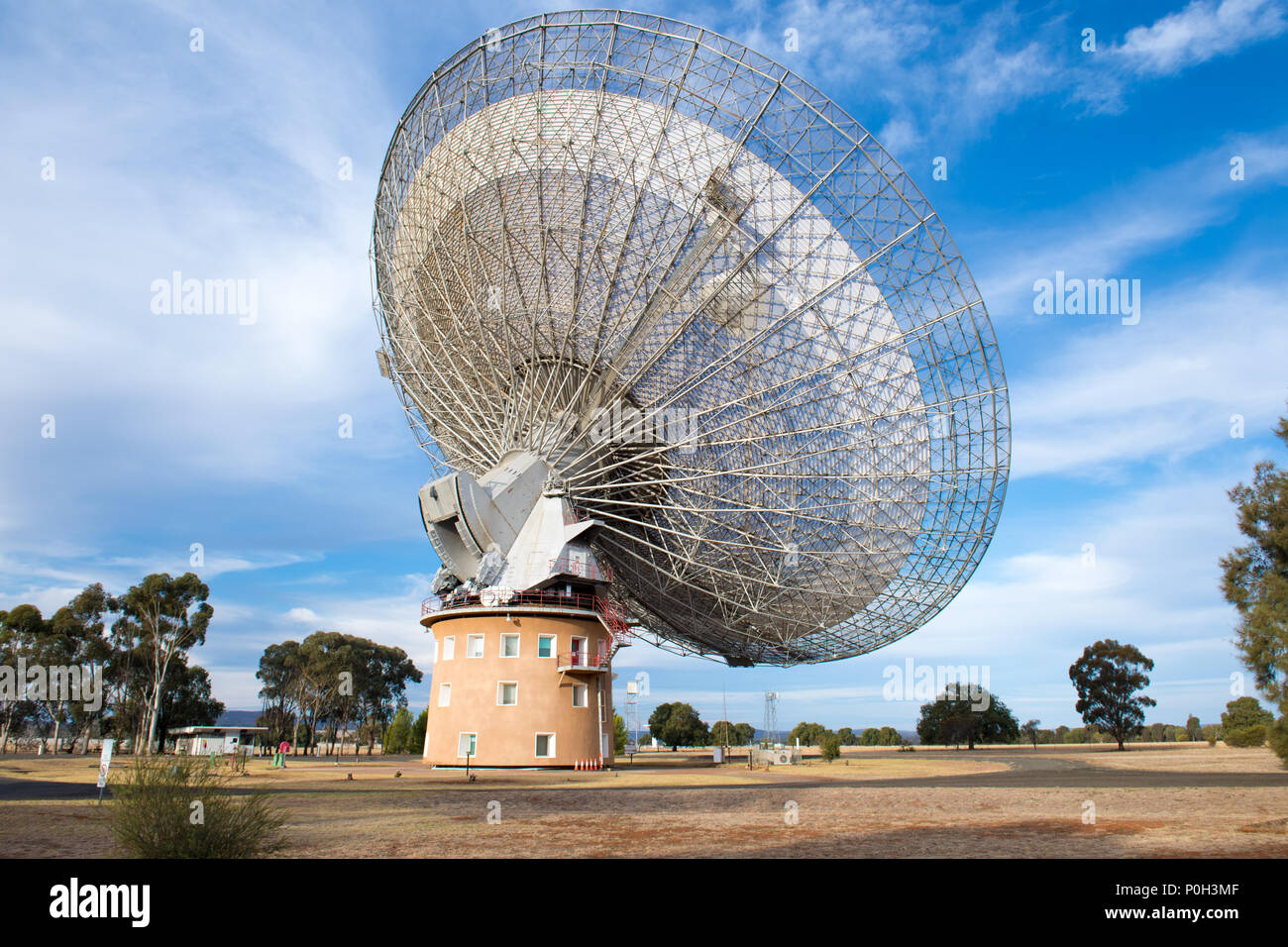 Parkes radio telescope is a 64-m diameter parabolic dish used for radio ...