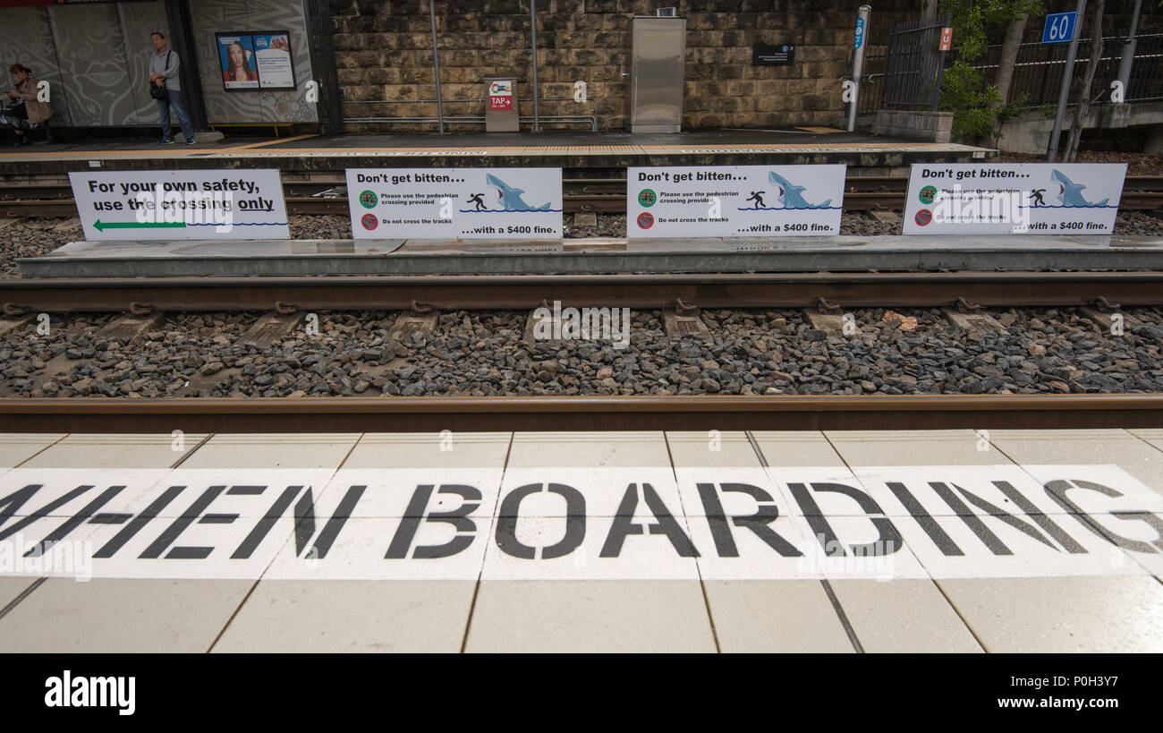 Rail safety signs hi-res stock photography and images - Alamy