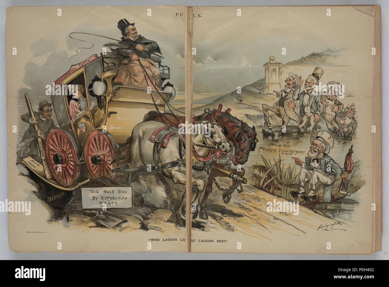 He who laughs last hi-res stock photography and images - Alamy