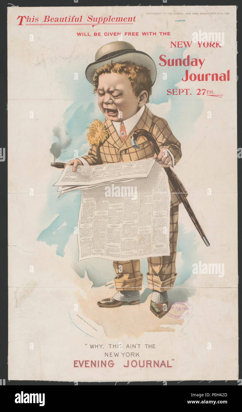 Why this ain't the New York Evening Journal Stock Photo - Alamy