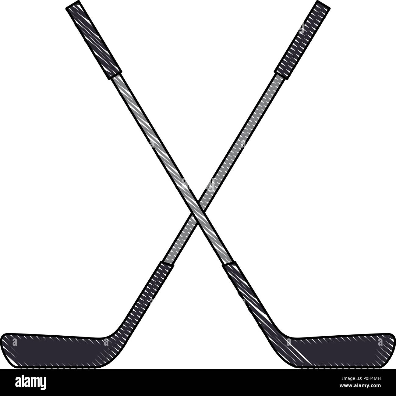 Two crossed sticks Stock Vector Images - Alamy