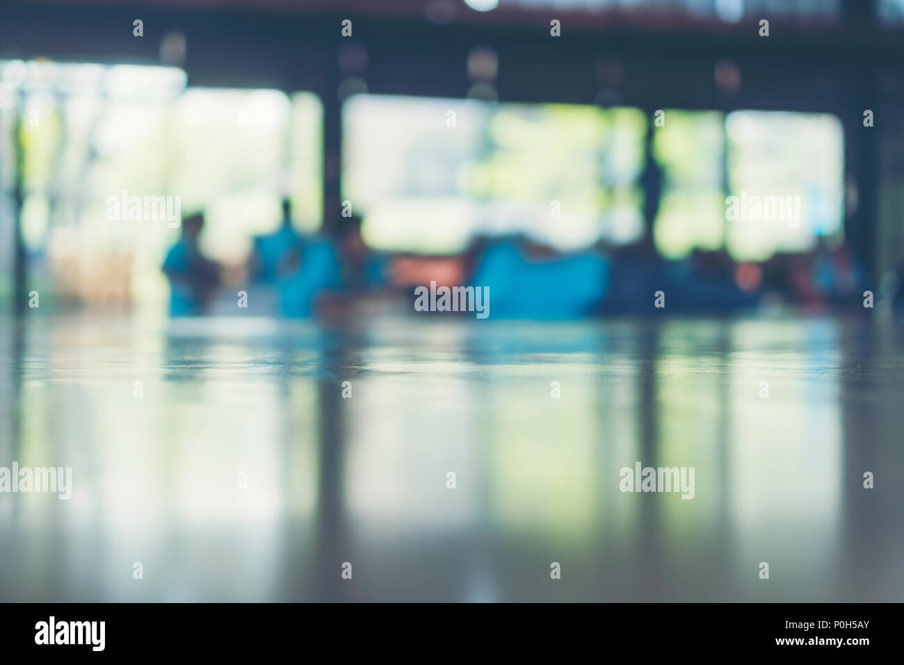 blurry background of children activity in school Stock Photo - Alamy