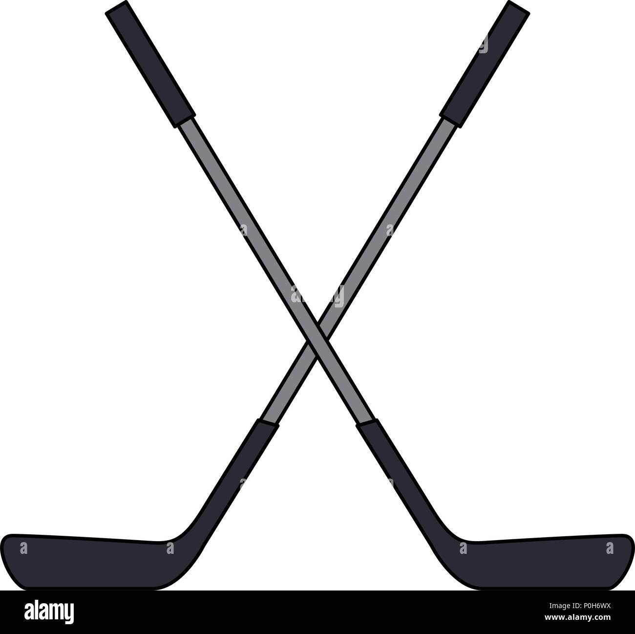 Two crossed sticks Stock Vector Images - Alamy