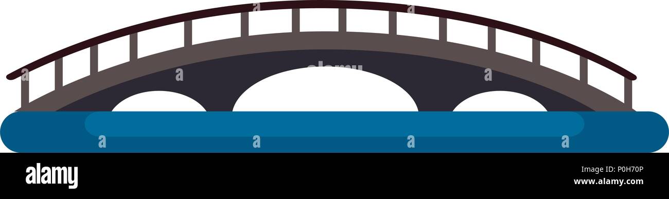 burrard bridge canadian monument vector illustration design Stock ...