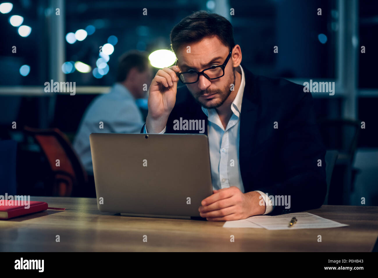 Late working hi-res stock photography and images - Alamy