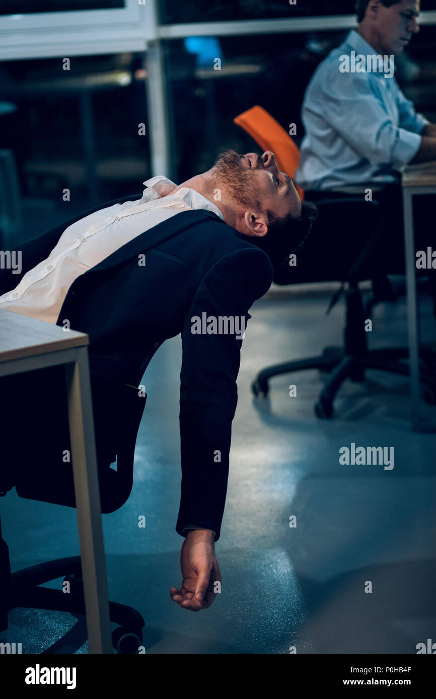 Asleep at work hi-res stock photography and images - Alamy