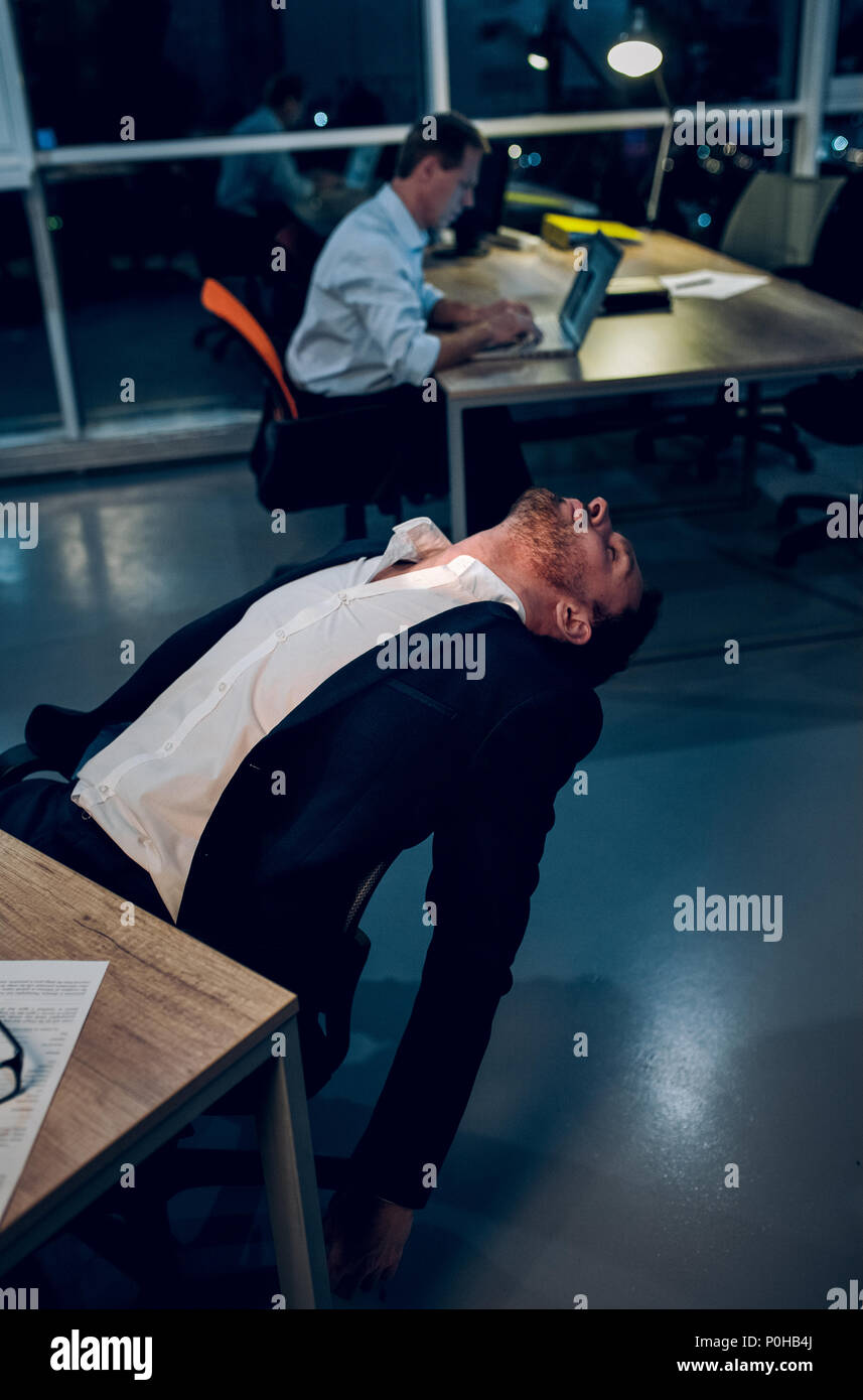 Businessman falling hi-res stock photography and images - Alamy