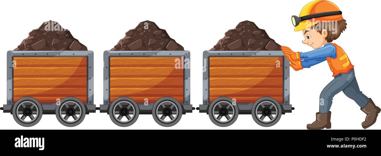 Mine worker Stock Vector Images - Alamy