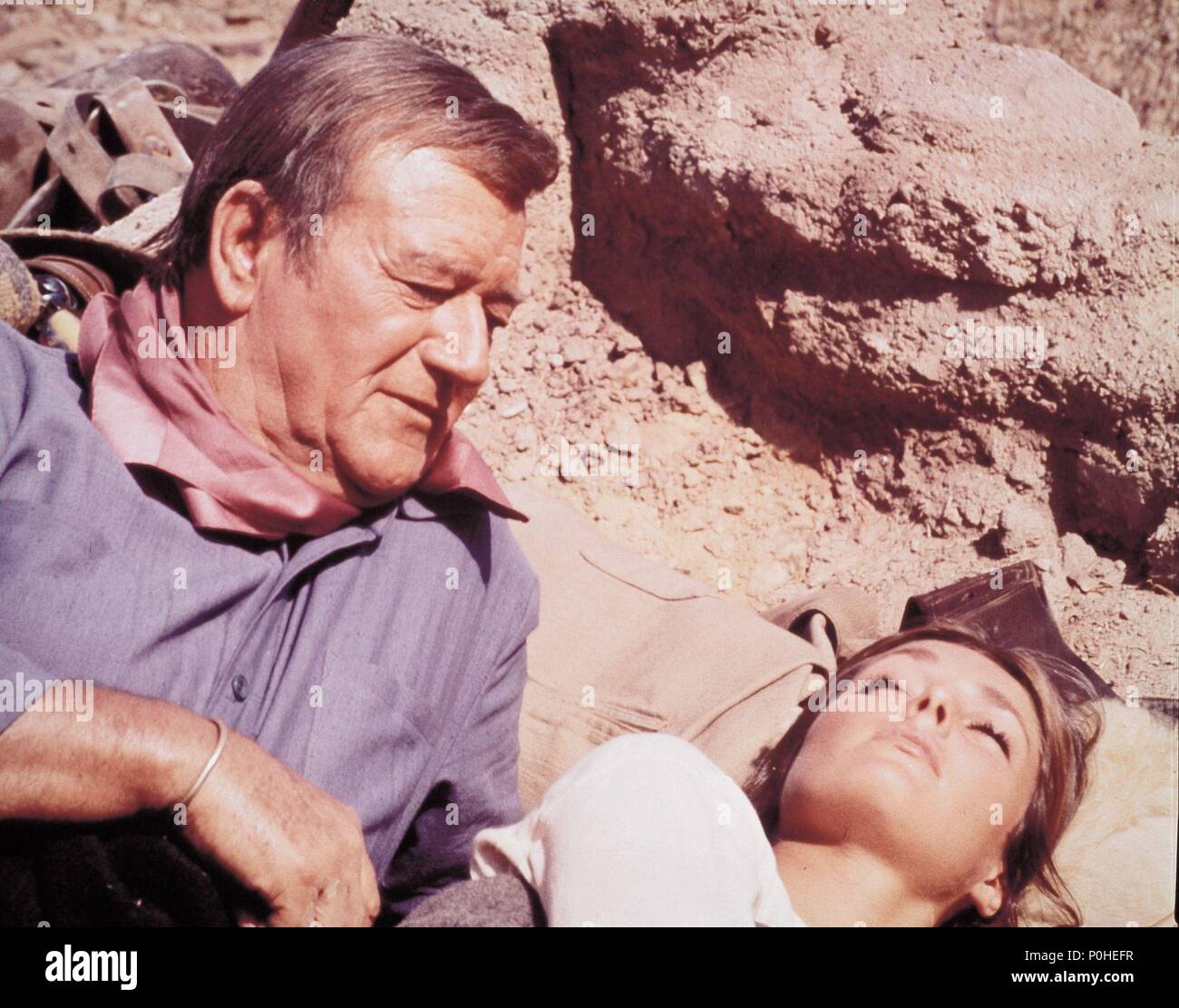 John wayne rio lobo hi-res stock photography and images - Alamy