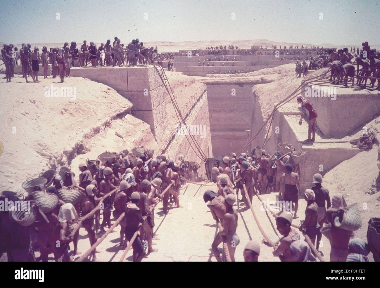 Land of the pharaohs film pyramid hi-res stock photography and images ...