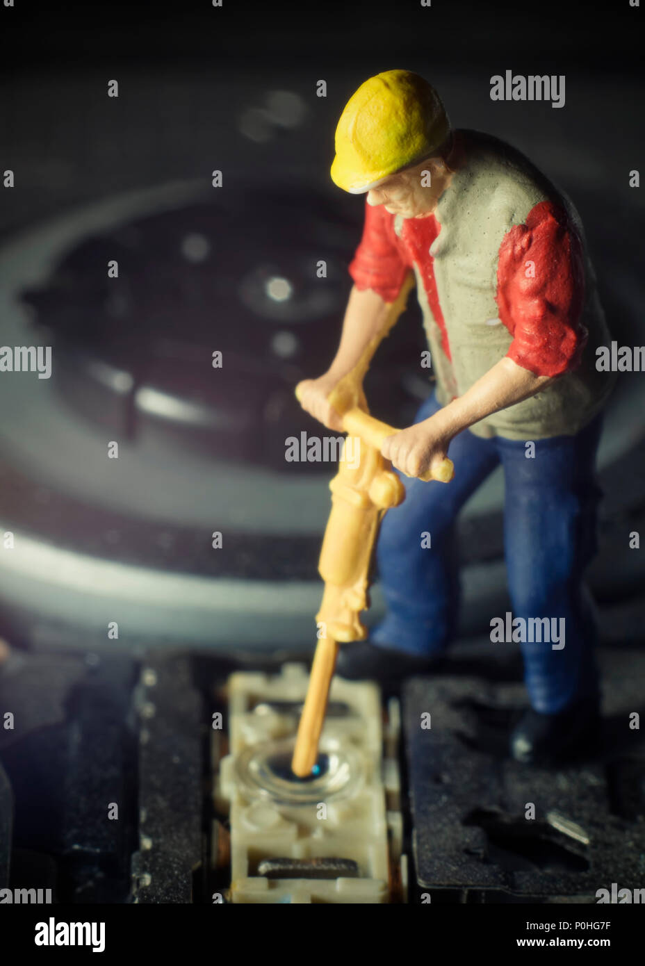 Miniature worker hi-res stock photography and images - Alamy