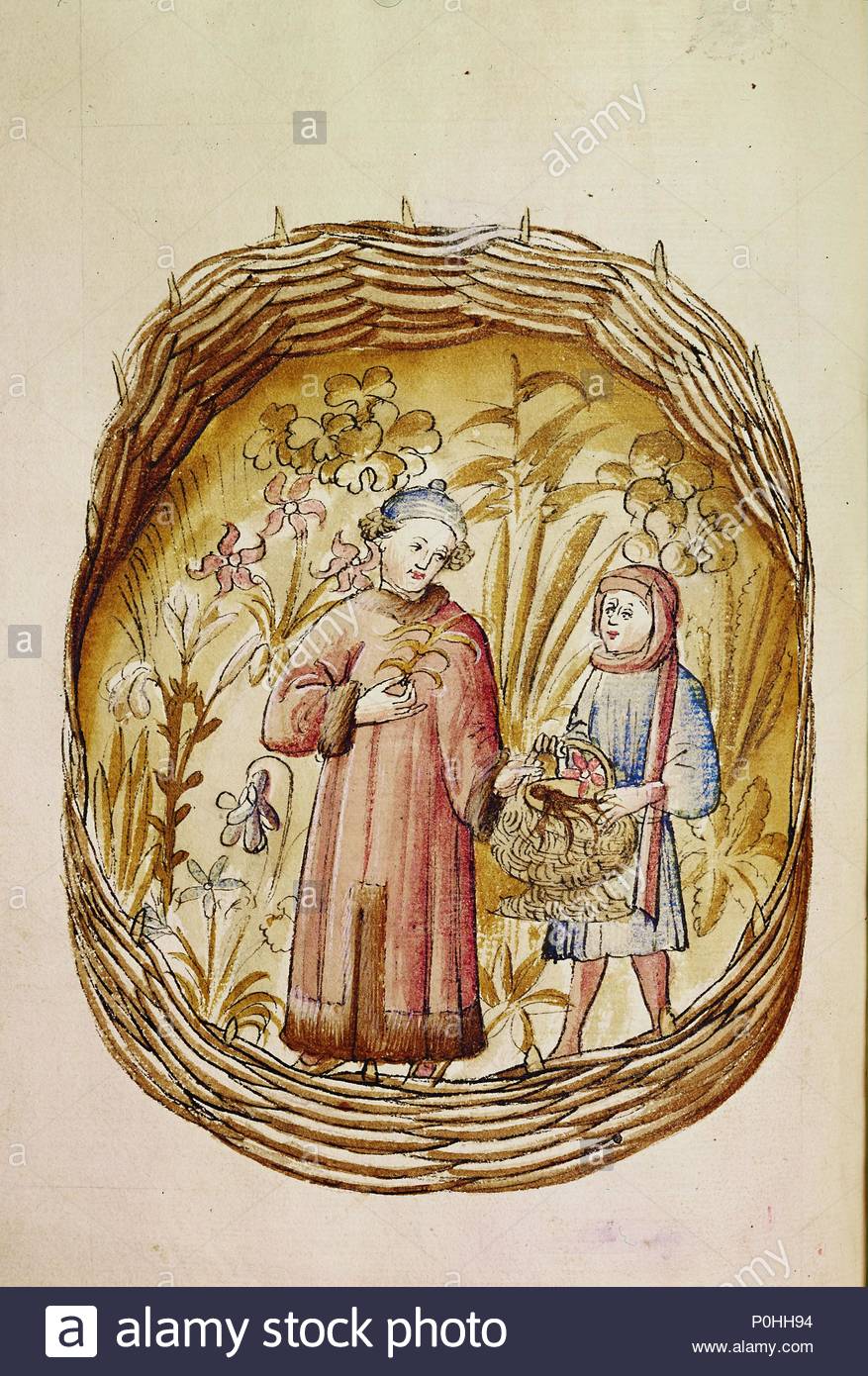 Medieval Herb Garden Stock Photos & Medieval Herb Garden Stock Images ...