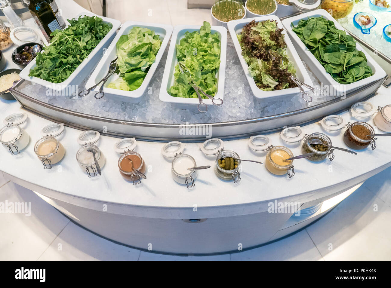 Cabbage carrot salad buffet hi-res stock photography and images - Alamy