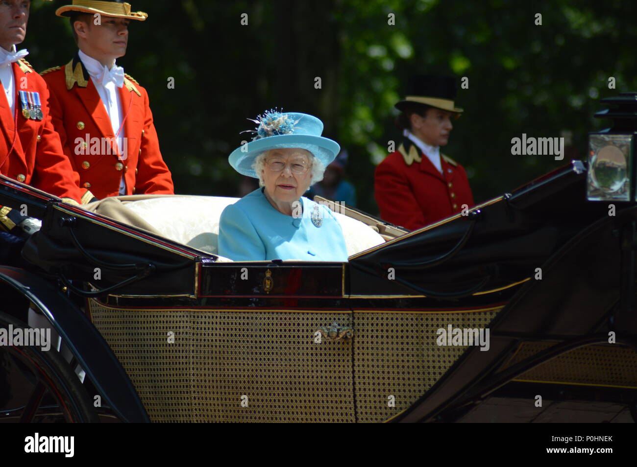 London, UK, 9 June 2018. Her Majesty The Queen Birthday Parade ...