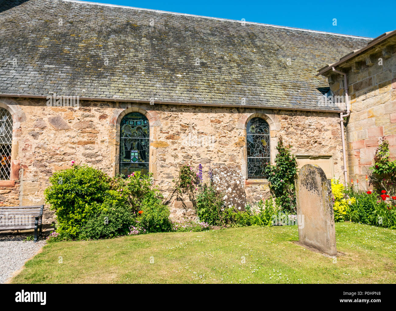 Dirleton Village Gardens, 9th June 2018. Dirleton Village, East Lothian ...