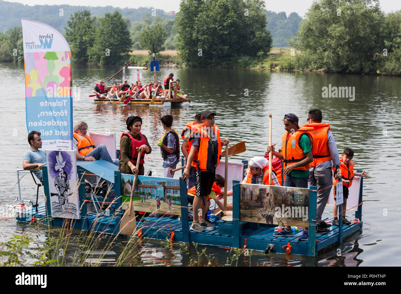 Self made raft hi-res stock photography and images - Alamy