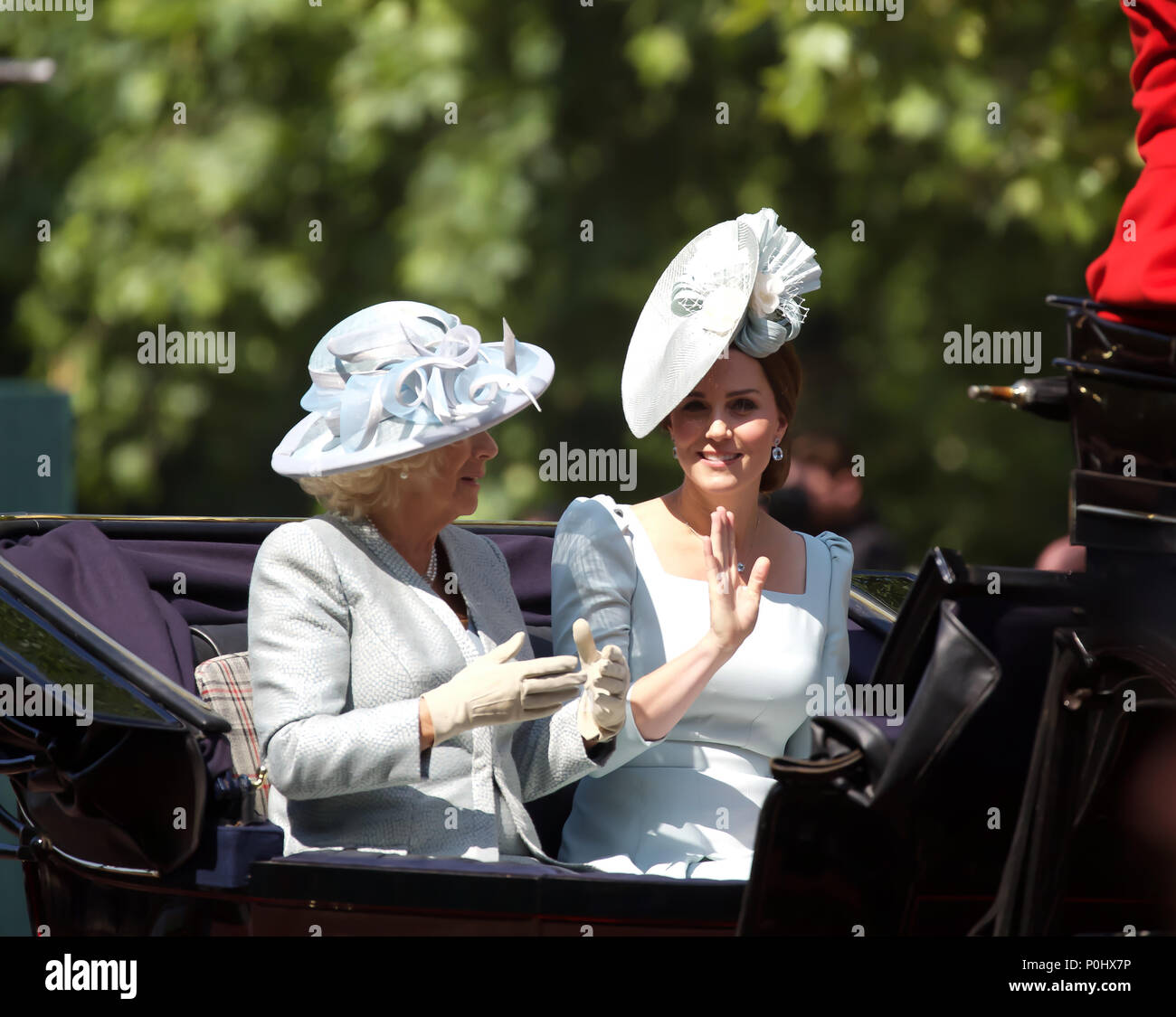 London,UK,9th June 2018,Camilla the Duchess of Cornwall with Kate the ...