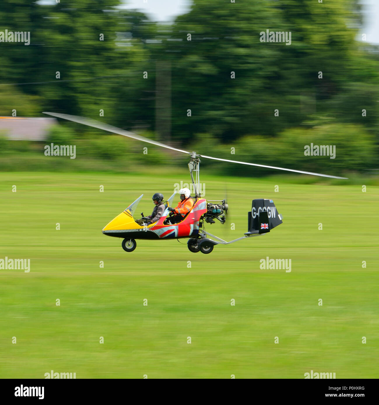 Bedfordshire 9th June 2018 UK. The Worlds Largest gathering of Autogyro ...