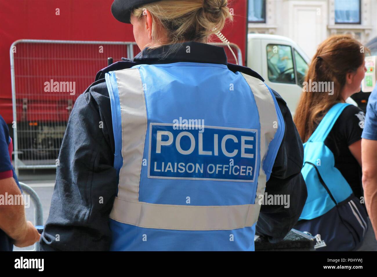 Group of people waving union jack flags hi-res stock photography and ...