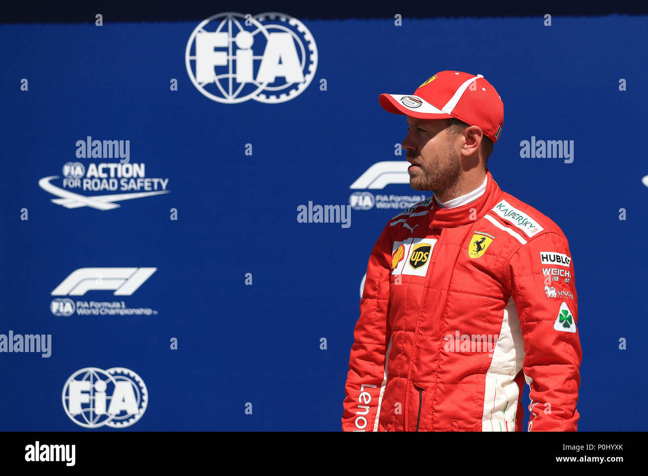 Circuit Gilles-Villeneuve, Montreal, Canada. 9th June, 2018. Canadian ...