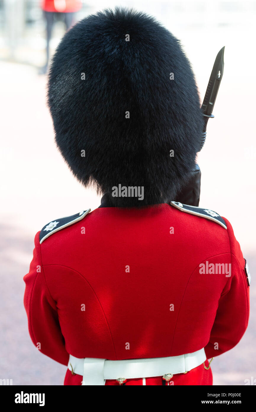 London, UK. 9th June 2018. Trooping The Colour. Coldstream Guards ...