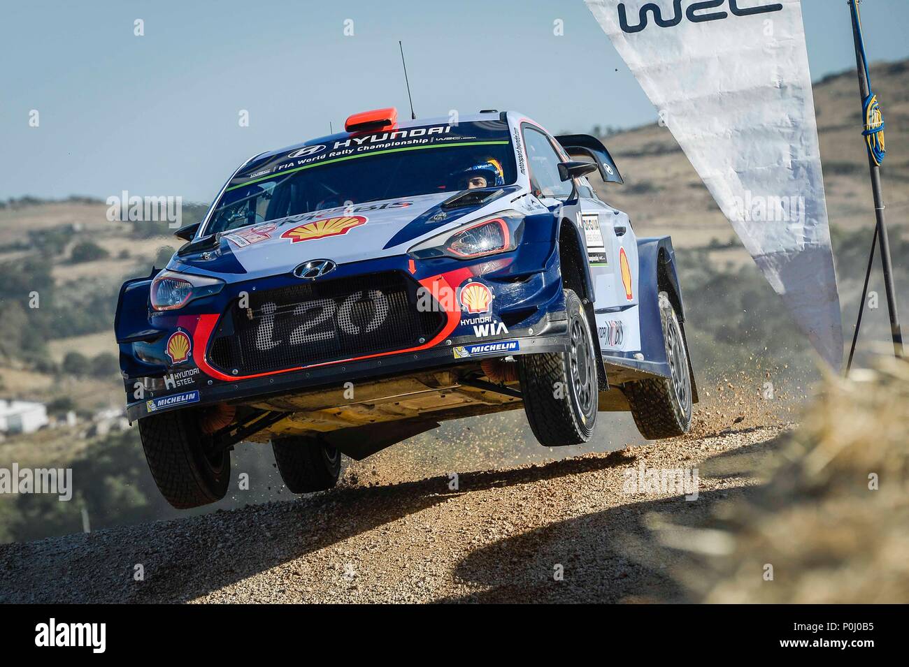 9th June 1018, Sardinia, Italy; WRC Raly of Italy featured 150km of ...