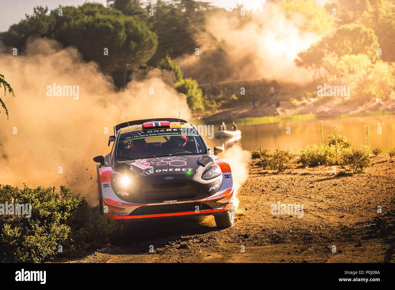 9th June 1018, Sardinia, Italy; WRC Raly of Italy featured 150km of ...